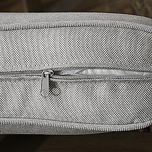 Outsunny 3-Piece PE Rattan Patio Furniture Set with Rocking Chairs and Bistro Coffee Table, Outdoor Wicker Rocker Conversation Set with Cushions for Balcony, Porch, Poolside, Yard, Garden - Gray