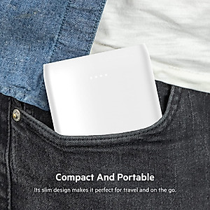 Belkin USB-C Power Bank 10K, Fast Charging Portable Battery Pack w/ USB-C + USB Ports, Compatible w/ iPhone 14, 14 Plus, 14 Pro, 14 Pro Max, 13, 13 Mini, Galaxy S23, S23+, Ultra and More - White