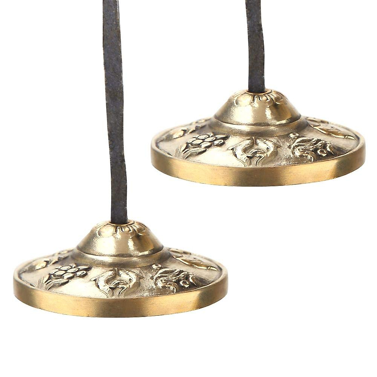 Tibetan Meditation Bell Handcrafted Copper Tibetan Meditation Copper Bell Embossed Tibetan Yoga Meditation Yoga Bell with with Buddhist The Eight Auspicious Symbols(#1)