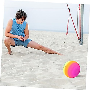 Funny Inflatable Ball Mini Sports Balls Water Balls for Kids Mini Beach Balls Kids Ball Beach Ball for Toddlers Outdoor Rainbow Ball Toy Ball Pat The Ball Child Beach Ball