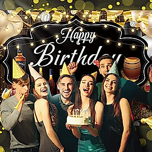 Whiskey Backdrop,7x5FT Whiskey Background Whiskey Banner Whiskey Party Supplies Whiskey Birthday Party Decorations for Men