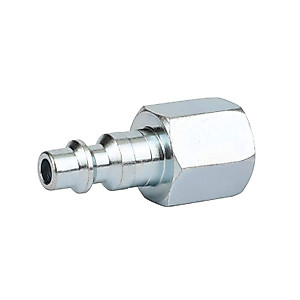 WYNNsky Industrial Air Plug Set, 1/4 Inch Body Size, 3/8 Inch NPT Female Threads, 2 Pieces Steel Air Fittings