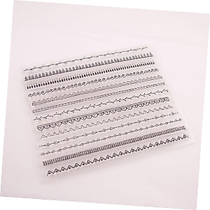 LIGHTAOTAO Stamps for Kids Rubber Stamp Collection Flower Clear Rubber for Crafting Ink Stamps Scrapbooking Stamps Silicone Stamps Transparent Stamps Seal Card Template Child Acrylic Account