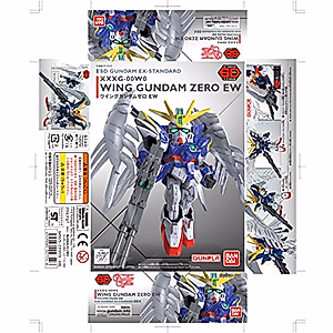 Bandai Hobby SD EX-Standard Wing Gundam Zero Version EW Action Figure, Multi, 8" (BAN202754)