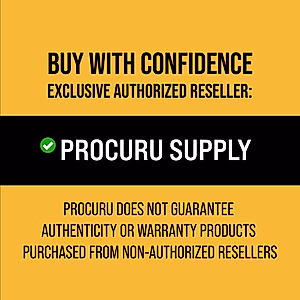 [2-Pack] PROCURU 16-Inch (1.3Ft) x 3/8" Comp x 1/2" FIP Faucet Hose Connector, Stainless Steel Braided Supply Line, Certified Safe (9SF16-2P)