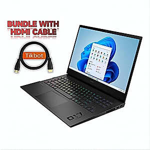 HP OMEN 17.3" QHD(2560 x 1440) 165Hz Gaming Laptop, 14 cores 12th Gen Intel i7-12700H, GeForce RTX 3070Ti (TGP 150W), RGB Backlit KB, B & O, Wi-Fi 6E, Thunderbolt 4, Win 11 (16GB DDR5 | 1TB PCIe SSD)