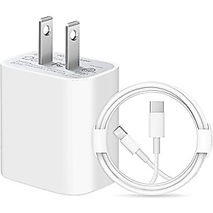 iPhone 14 13 12 11 Fast Charger [Apple MFi Certified] 20W PD Type C Power Wall Charger with 6FT Charging Cable Compatible iPhone 14/14 Max/14 Pro/13/13 Pro Max/12/12 Pro/12 Pro Max/11/11 Pro iPad