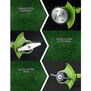 Handheld Cordless Lawn Weed Cutter Portable Gardening Mowing Tools Grass Trimmer Edger Lawn Mower Grass Brush Cutter-24V4000 mA 1 Battery