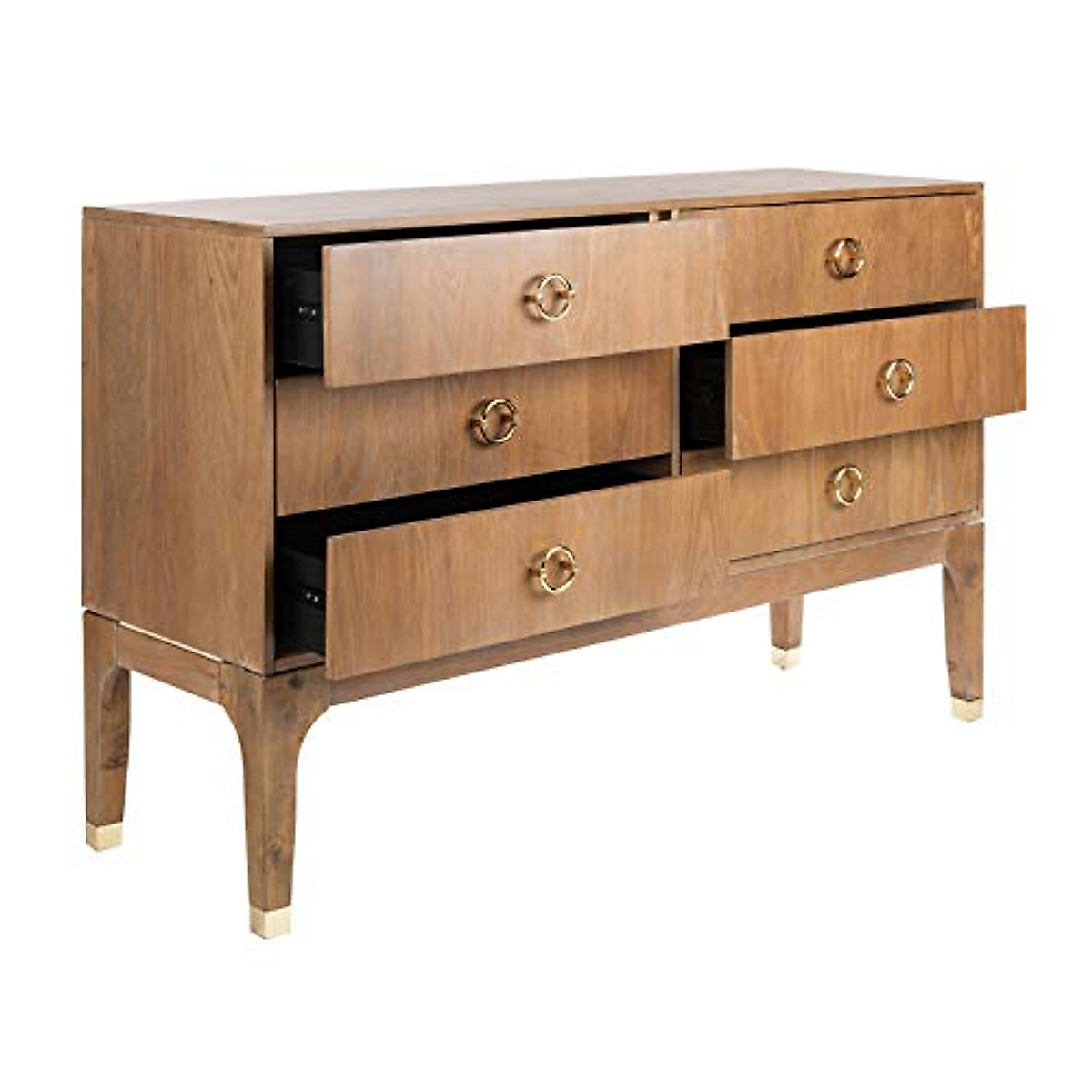 Safavieh Couture Home Lorna Rustic Oak 6-drawer Dresser