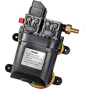 bayite 12V DC Fresh Water Pump 7.5 L/Min 2 GPM 100 PSI Adjustable 12 Volt Diaphragm Pump Self Priming Sprayer Pump with Pressure Switch for RV Camper Marine Boat