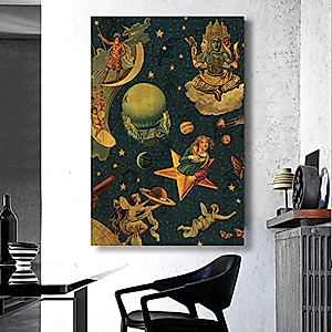 XIANGFA The Smashing Pumpkins Flag Mellon Collie and the Infinite Sadness Poster Canvas Wall Art Print Painting Posters unframed 12x18inch(30x45cm)