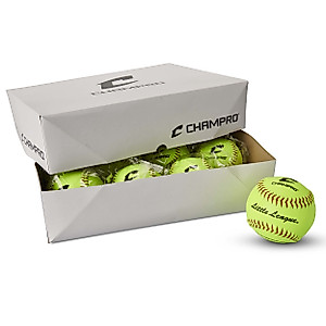 Champro Little League Poly Synthetic Cover, Red Set (Optic Yellow, 12-Inch)