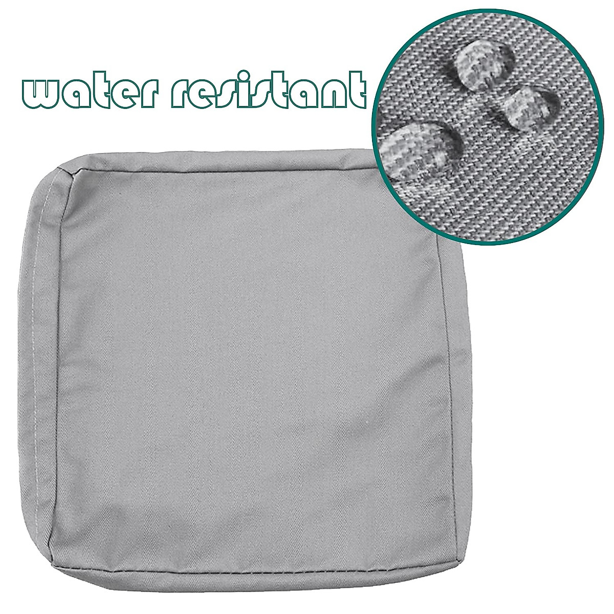 Sqodok Patio Cushion Covers, 2Pack Outdoor Cushion Covers for Patio Furniture, Waterproof Patio Cushion Slicovers Replacement