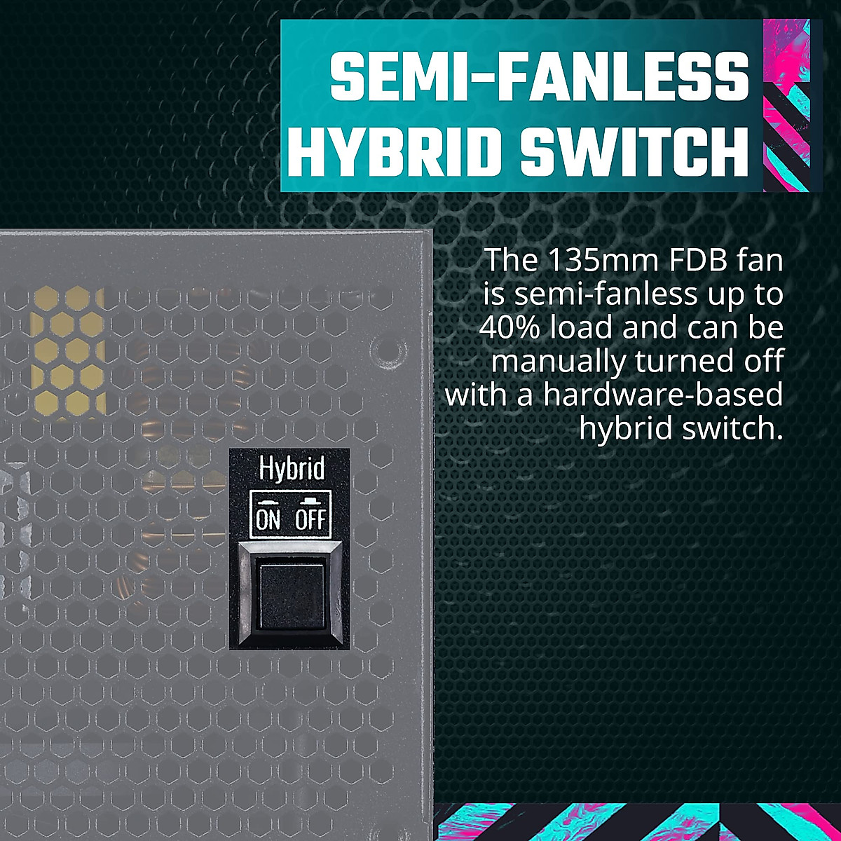 Cooler Master V750 Gold V2 Full Modular,750W, 80+ Gold Efficiency, Semi-fanless Operation, 16AWG PCIe high-Efficiency Cables, 10 Year Warranty