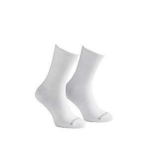 Wrightsock Coolmesh II Crew Blister Free Socks-Light & Breathable Double Layered/Unisex/Durable & Dry/Athletes & Travel