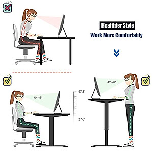 Tangkula Large L Shaped Dual Motor Standing Desk, 72” Electric Height Adjustable Stand Up Desk with 3 Memory Positions, Cable Tray, Hook, Sit Stand Home Office Desk, Corner Standing Desk