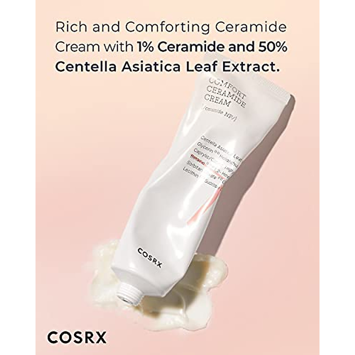 COSRX Balancium Comfort Ceramide Cream, 2.82 oz / 80g | Centella Asiatica Matte Balm | Korean Skin Care, Animal Testing Free, Paraben Free