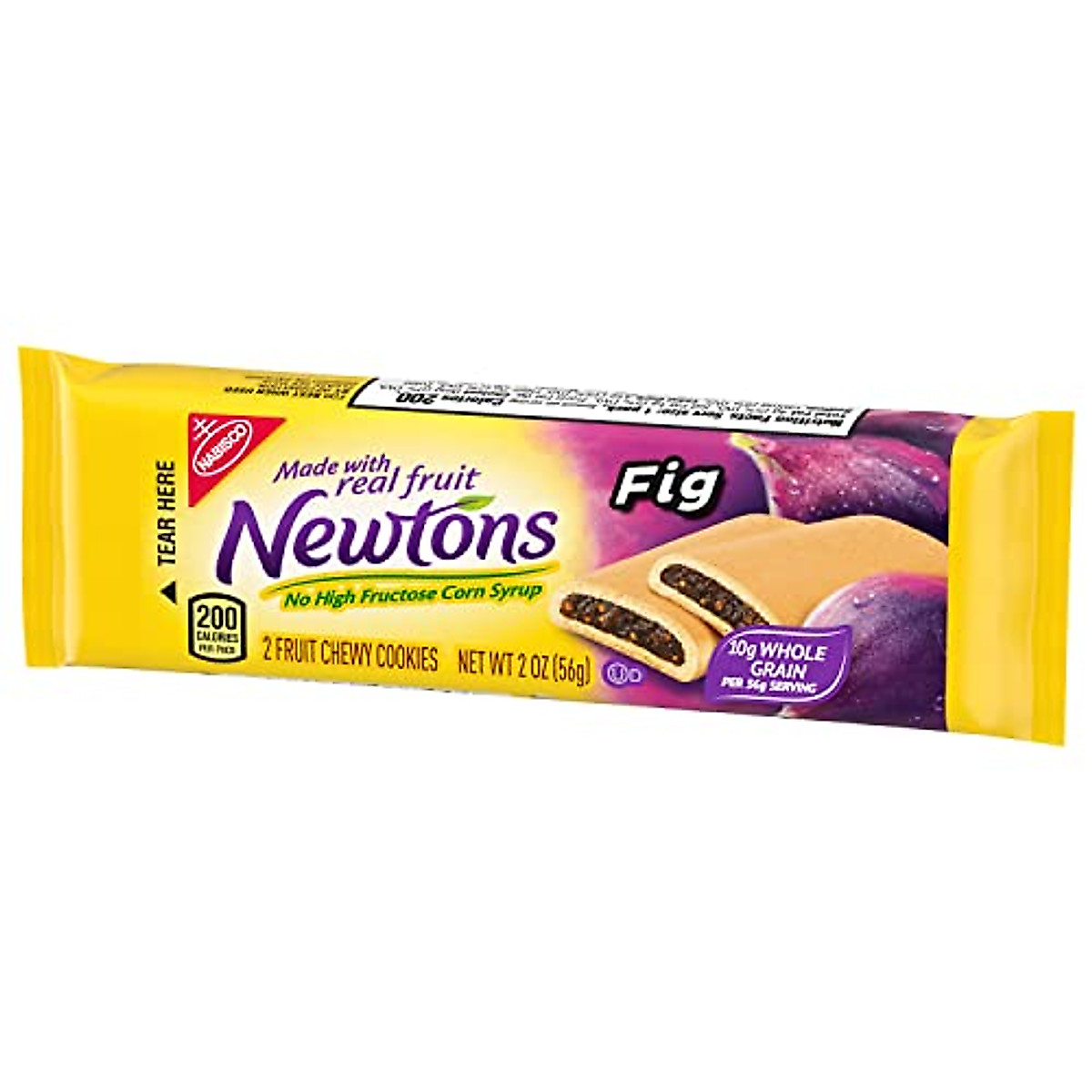 Newtons Soft & Fruit Chewy Fig Cookies, 48 Snack Packs (2 Cookies Per Pack, 4 Boxes)