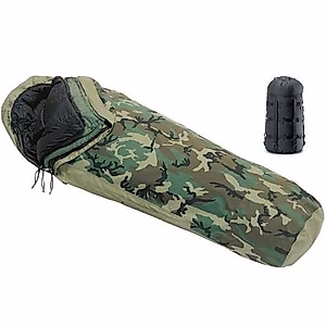 Tennier Industries Inc. US Military 4-PC Weather Resistant Modular Sleep System with Waterproof Gore-Tex Cover