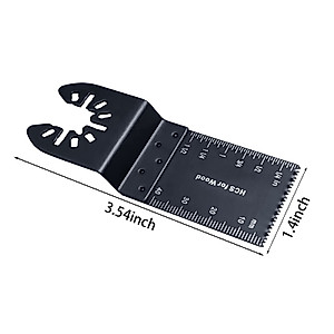 Trivd Frol 200Pcs Oscillating Tool Blades Professional Universal Oscillating Saw Blades Wood Multitool Blades Compatible with Dewalt, Milwaukee, Makita, Ryobi, Rockwell, Bosch