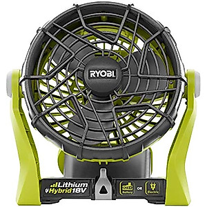 Ryobi Tools 18-Volt Hybrid Portable Fan Kit with Battery and Charger (No Retail Packaging)