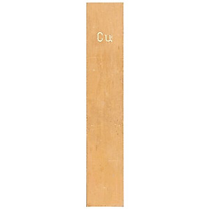 Ajax Scientific-EL160-0001 Copper Electrode Strip, 100mm Length x 19mm Width