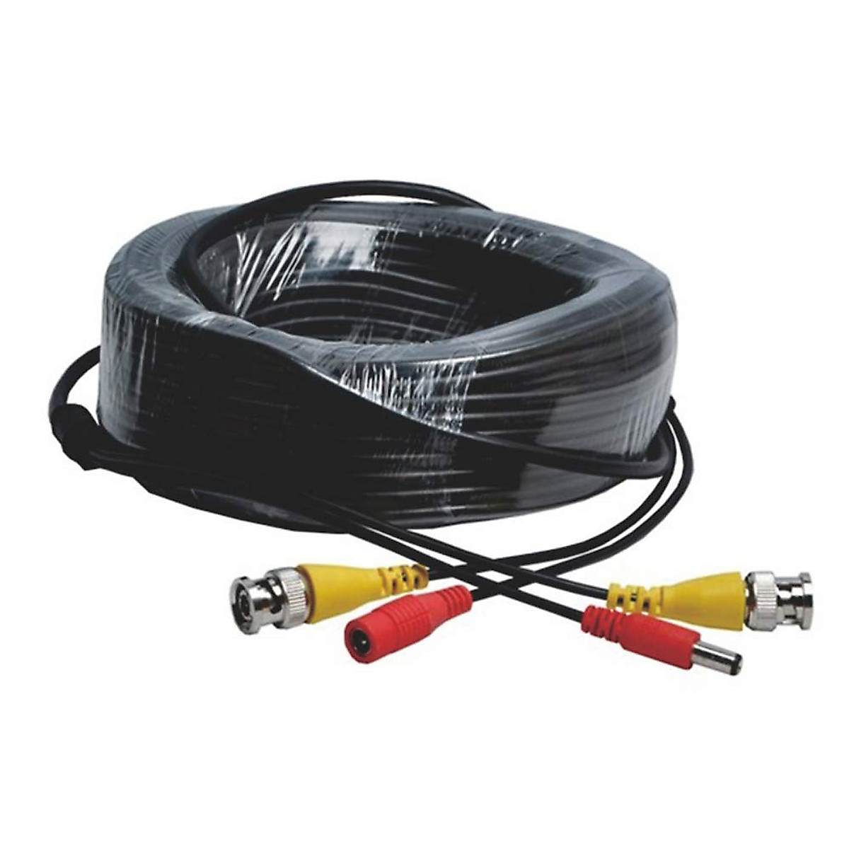 Zinuods 2 Pack 50ft BNC Vedio Power Cable Pre-Made Al-in-One Camera Video BNC Cable Wire Cord for Surveillance CCTV Security System with Connectors