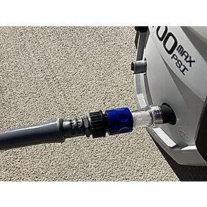 Valley Industries GHF-QC-BLU-BG Pressure Washer Garden Hose Adapter, Blue