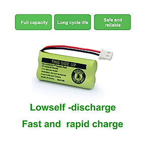Geilienergy BT183342 BT283342 BT166342 BT266342 BT162342 BT262342 Battery Compatible with Vtech CS6114 CS6419 CS6719 with AT&T EL52300 CL80112 CS6719-2 Cordless Handsets (Pack of 4)