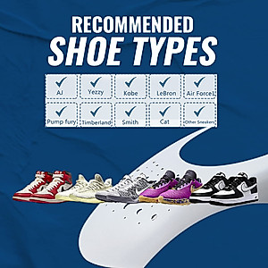 Crease Protectors for Sneakers - Anti-Wrinkle Crease Guards, Shoe Protectors for Nike, Air Jordan, Dunks, AF1 and More - Comfortable, Soft & Breathable Shoe Crease Preventer, Toe Protector