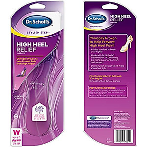 Dr. Scholl's Stylish Step High Heel Relief Insoles Size 6 - 10,2 Count (Pack of 1)