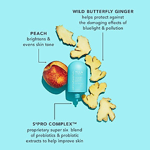 TULA Skin Care Mineral Magic - Mineral Sunscreen Fluid Broad Spectrum SPF 30 - Provides UVA + UVB Protection, Non-Greasy, Weightless Feel, 1.52 fl oz.