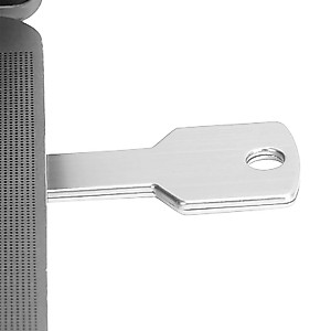 USB Flash Drive, Aluminum Alloy Key Shaped USB 2.0 Memory Stick Pen Drive Silver Thumb Drive, Portable USB Drive(8GB)