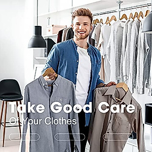 JDGOU Wooden Hangers 20 Pack Wood Hangers Clothes Hangers Coat Hangers for Closet Natural Coat Hanger,Heavy Duty Hangers,Hangers for Clothes Suit Skirt Pants