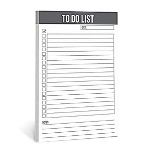 Jot & Mark To Do List Notepad 5.5" x 8.5" (50 Sheets per pad)