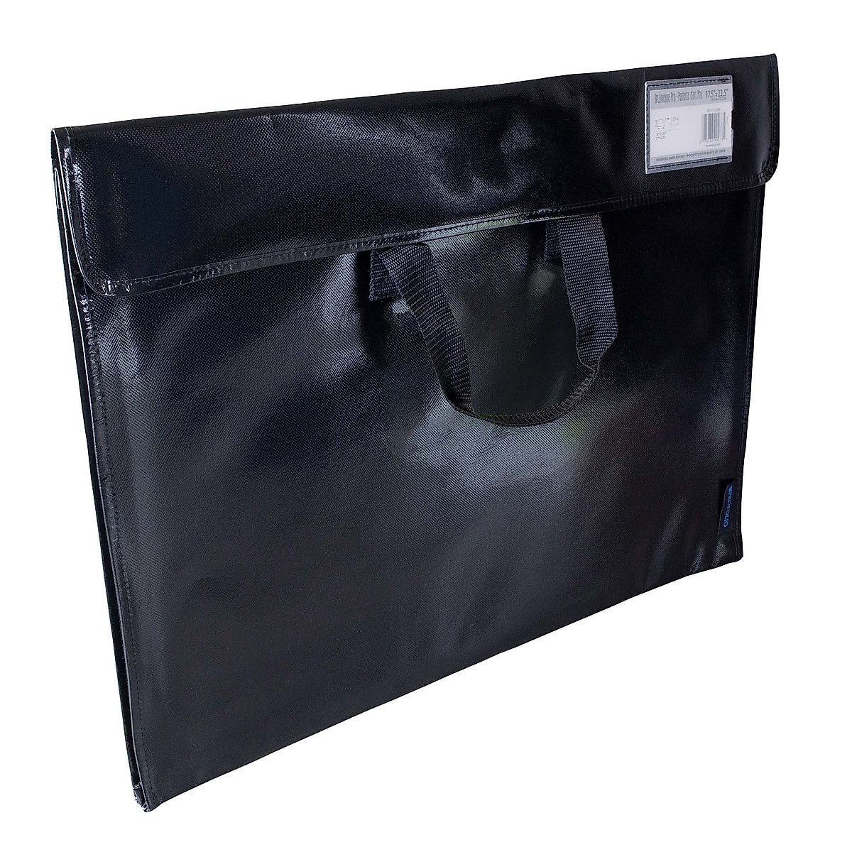 Itoya Art Profolio Brand Art Envelopes, 17.5x22.5", Stitching and a Durable Handle, Color: Black.