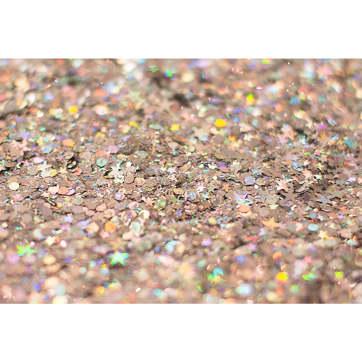 KARIZMA Holographic Silver Body Glitter. 30g Chunky Face Glitter, Hair Glitter, Eye Glitter and Body Glitter for Women. Rave Glitter, Festival Accessories, Cosmetic Glitter Makeup. Loose Glitter Set