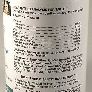 Flavocin Glucosamine Chondroitin for Dogs