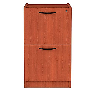 Alera ALEVA542822MC Valencia Series 15.63 in. x 20.5 in. x 28.5 in. Full Pedestal File Drawer - Medium Cherry