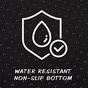 Dog Bed - Charcoal Infused Foam Pet Bed with Plush Cover - Egg-Crate Style Floor Mat with Nonslip Base for Dogs up to 65lbs by PETMAKER (Brown)