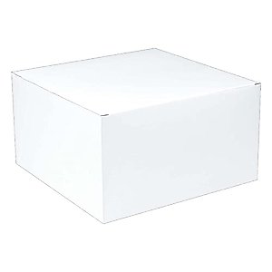 amscan White Gift Box - 9" x 9", 1 Pc
