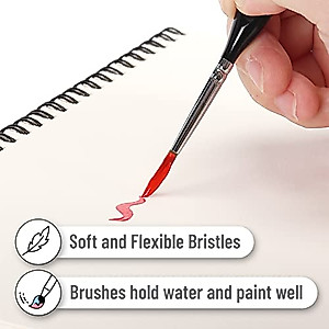 Mr. Pen- Miniature Paint Brushes, 9 Pcs, Detail Paint Brush Set, Fine Paint Brush, Fine Detail Paint Brush Set, Detail Paint Brushes, Model Paint Brushes, Detail Brush Set, Mini Paint Brushes