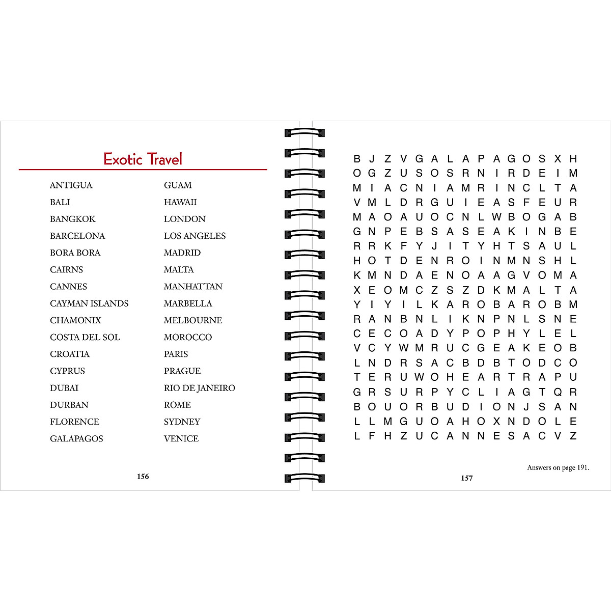 Brain Games - Word Searches - Large Print (Red)