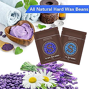 Wax Warmer, 18 in 1 Hair Removal At Home for Bikini, Eyebrow, Legs, Face, Legs