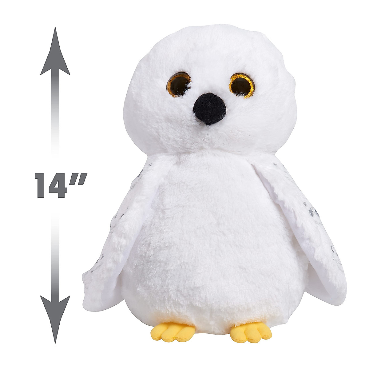 Harry Potter Collector Hedwig Plushie Stuffed Owl Toy for Kids with Sounds, White, Snowy Owl, Kids Toys for Ages 3 Up by Just Play