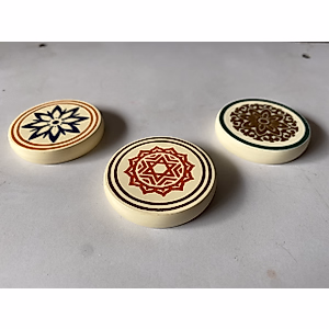 siscaa Siscaa - Standard Size Carrom Board Tournament Striker- Carrom Striker for Professional and Tournament Carrom Striker, Royal