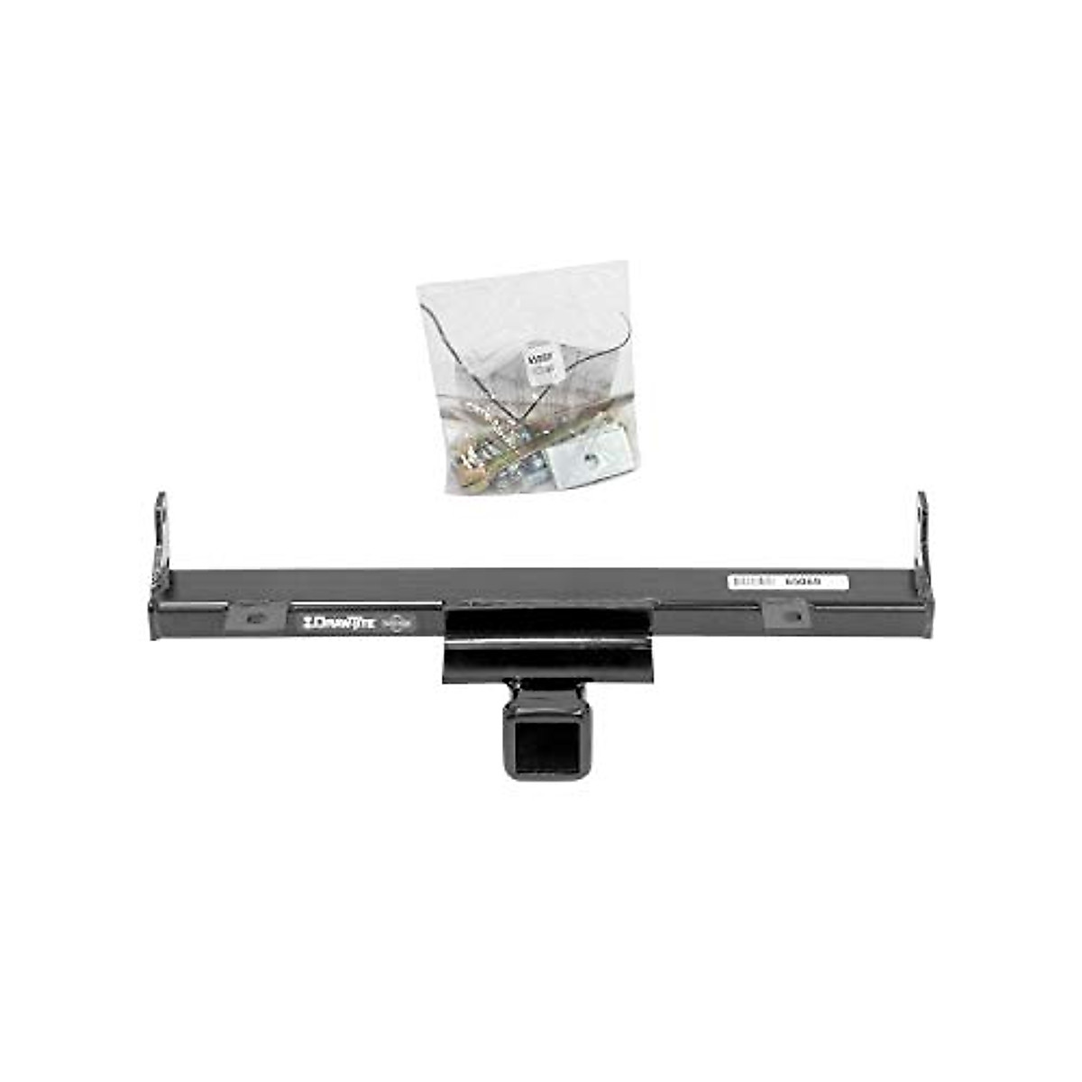 Draw-tite 65069 Front Mount Receiver with 2" Square Receiver Opening , Black