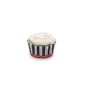 Fox Run Patriotic Bake Cup Set, 3 x 3 x 1.25 inches, Multicolored