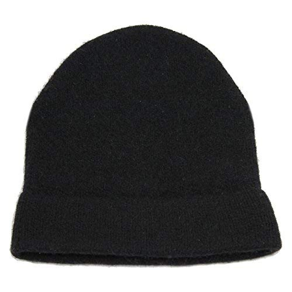 Dachstein Woolwear 4 Ply Extreme Warm 100% Austrian Boiled Wool Alpine Watch Cap Hat (Black)