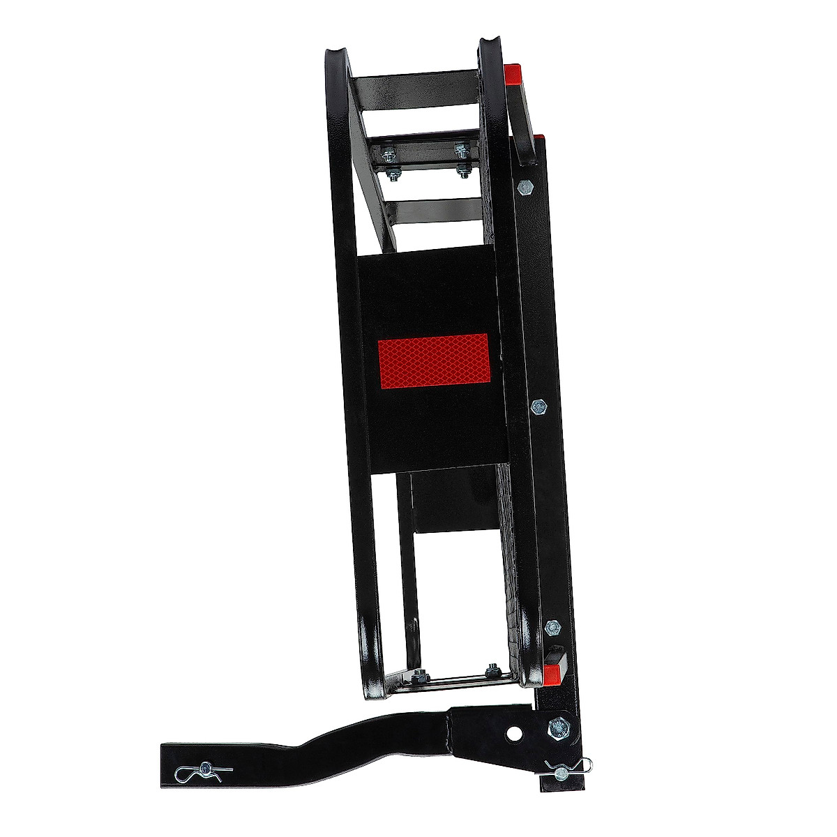 CARGOSMART 60 in. x 24 in. Folding Cargo Tray Carrier with 6 in. High Side Rails for 2 in. Receivers, 500 lb. Capacity